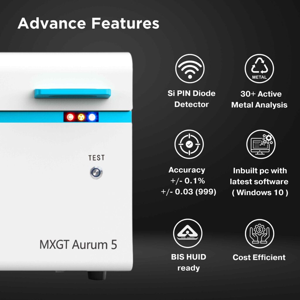 Aurum 5 XRF Hallmark Gold Testing Machine for Corporates